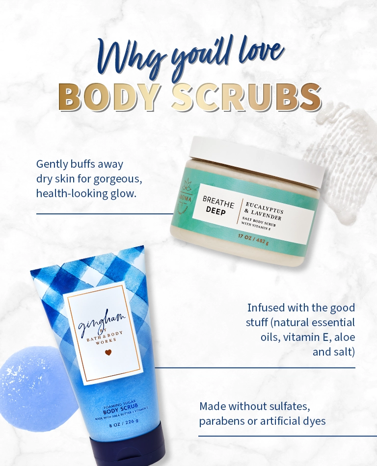 Exfoliate With Luxurious Body Scrub Online | Bath & Body Works India